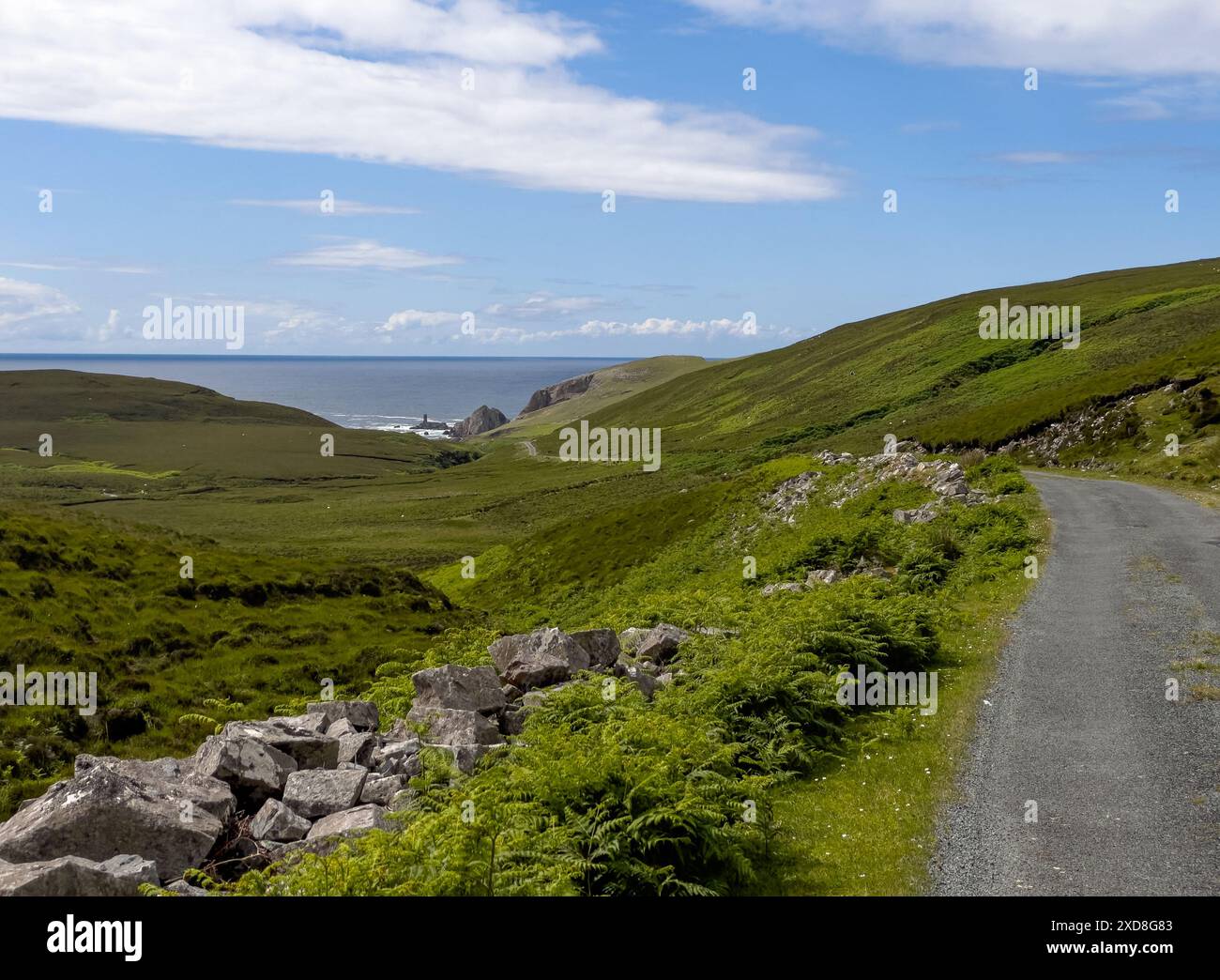 An Port is a stunningly beautiful area in Co Donegal, Ireland Stock ...