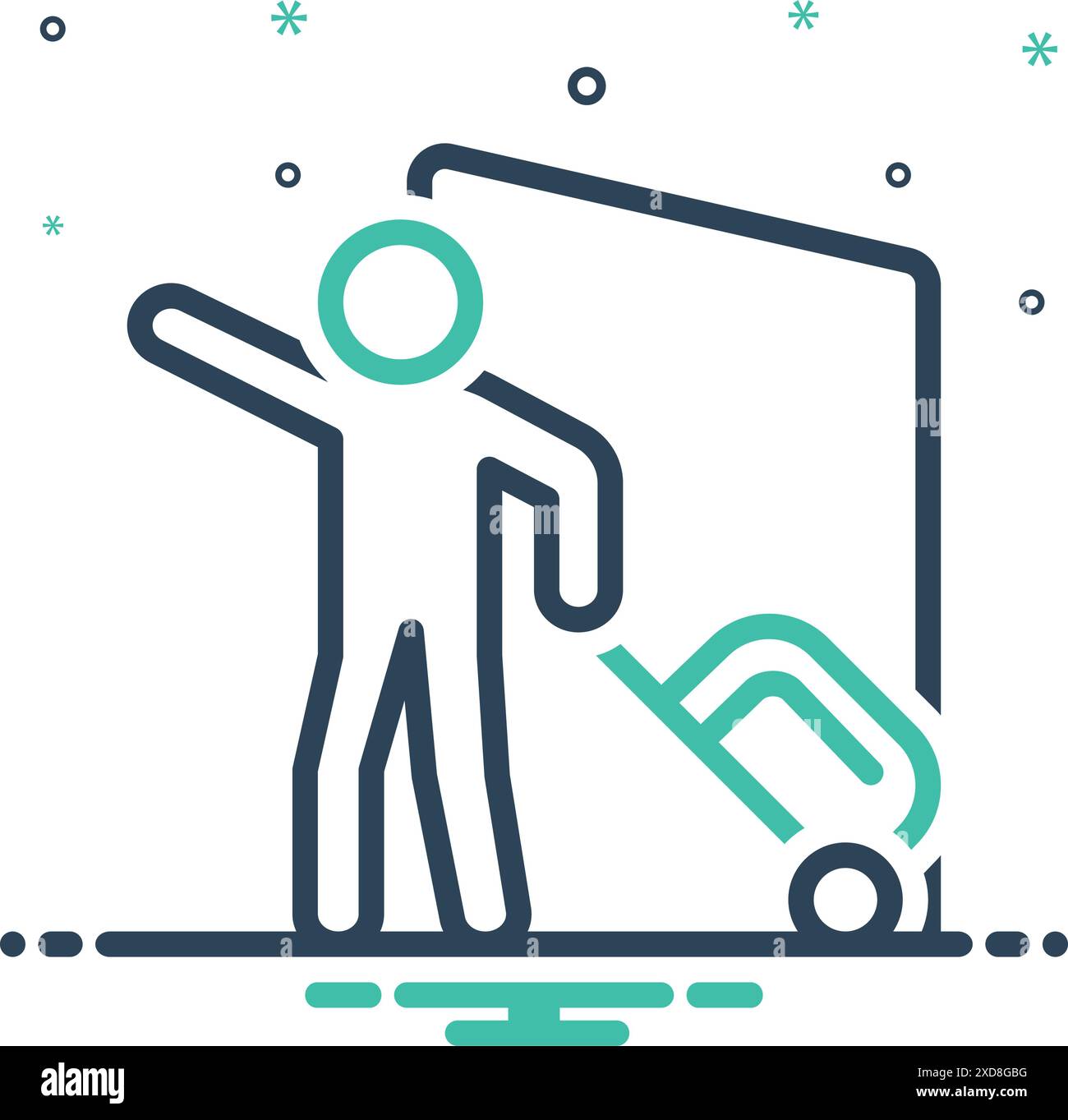 Icon for arrive,reach Stock Vector Image & Art - Alamy