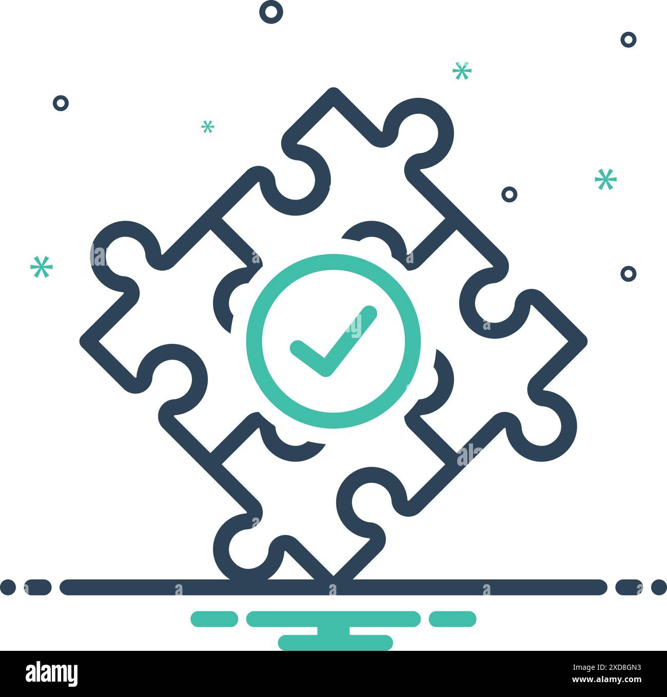 Solve puzzle Stock Vector Images - Alamy