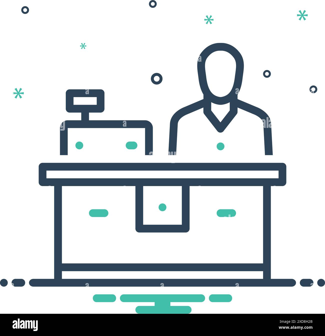 Icon for counter,slug Stock Vector Image & Art - Alamy