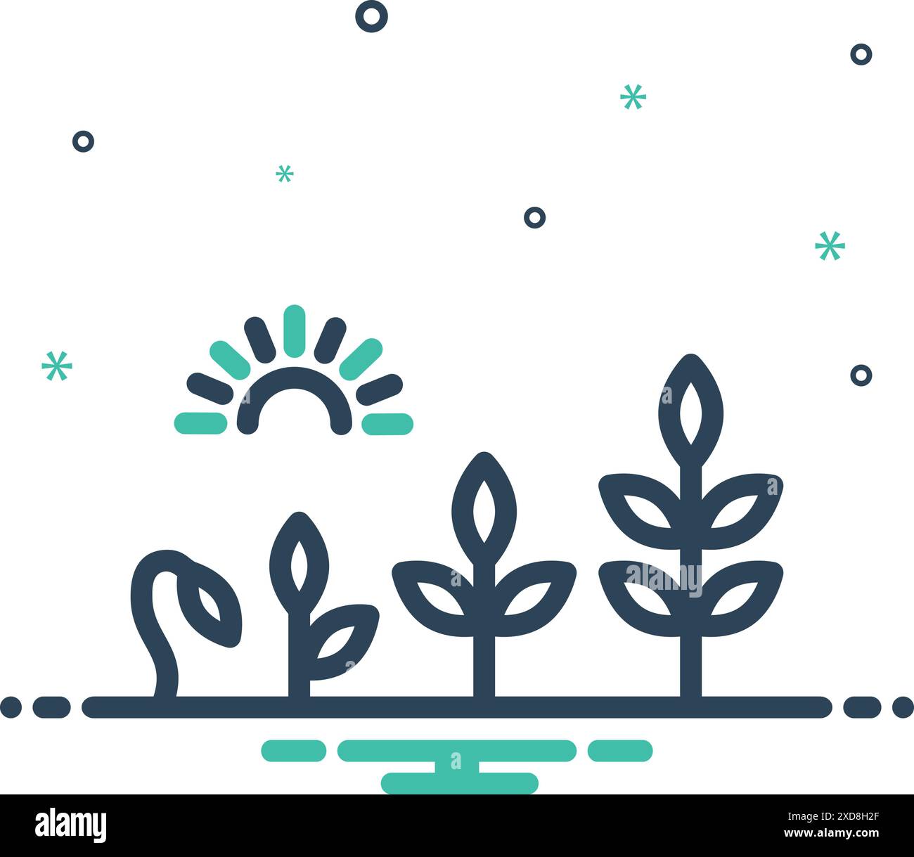 Evolution garden Cut Out Stock Images & Pictures - Alamy