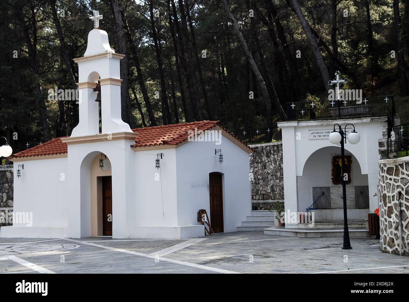 Greece, Dodecanese, Rhodes island Soroni village church of Saint ...