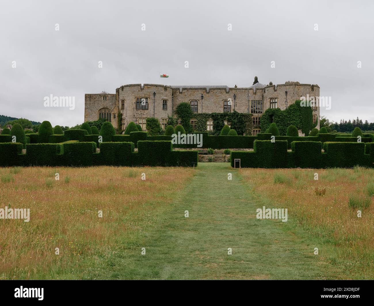 Chirk Castle and gardens in Wrexham, Wales UK Stock Photo - Alamy