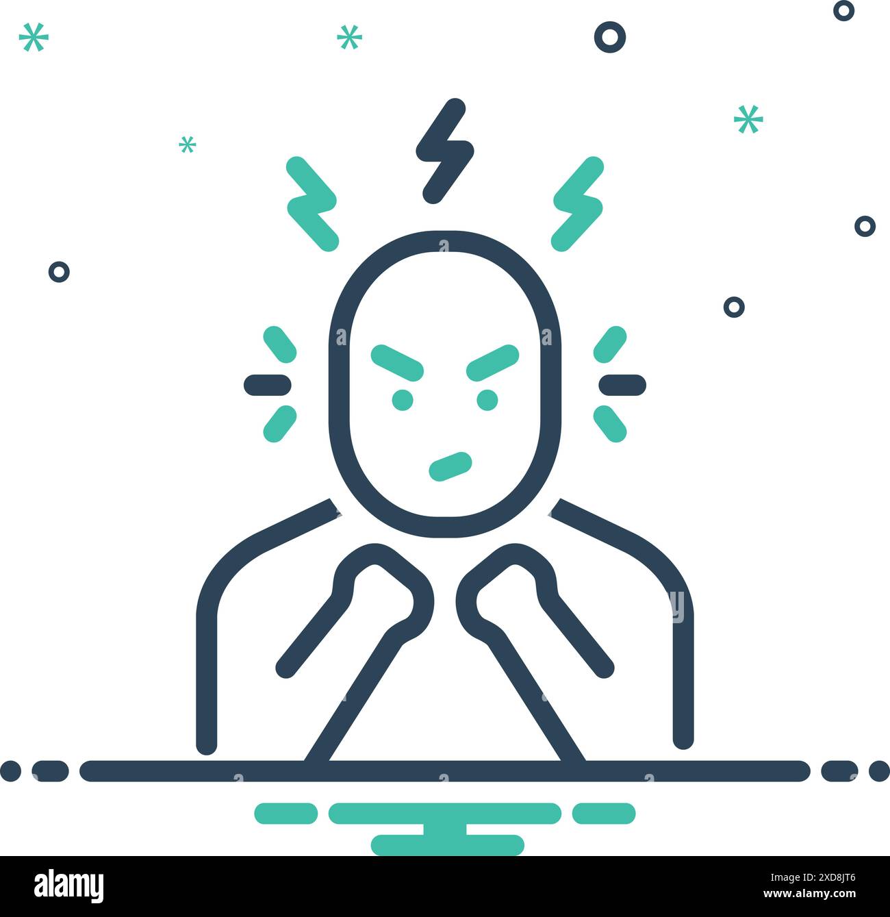 Icon for anger rage Stock Vector Image & Art - Alamy