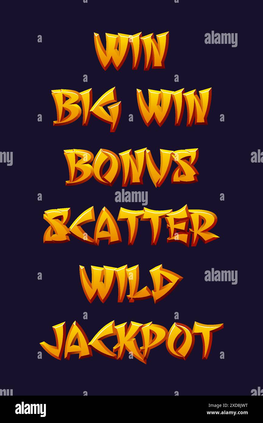 Scatter slots Stock Vector Images - Alamy