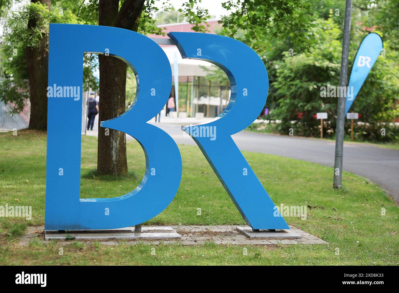 Nuremberg, Germany. 20th June, 2024. A large BR logo stands on the ...