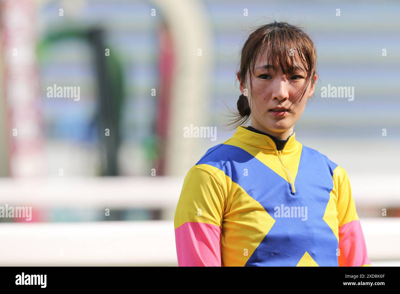 2024/06/16 KYOTO 11R THE MERMAID STAKES Manami Nagashima Jockey Kyoto Racecourse in Kyoto, Japan ...