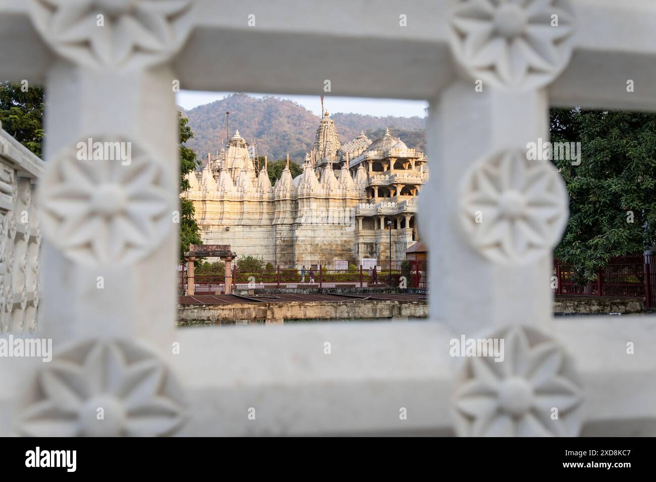 ancient unique temple architecture with bright blue sky at day from ...