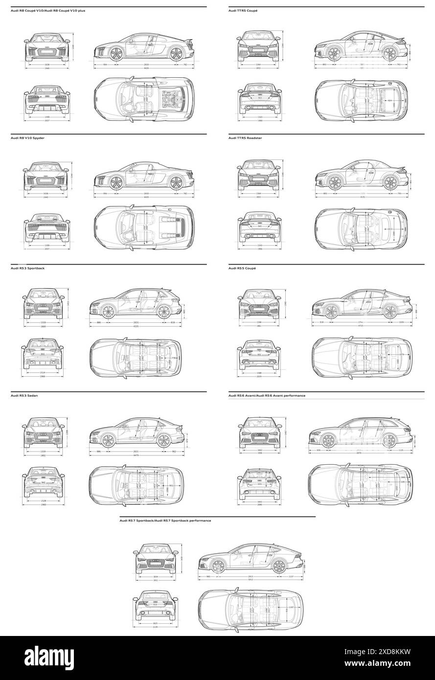 Audi a8 Stock Vector Images - Alamy