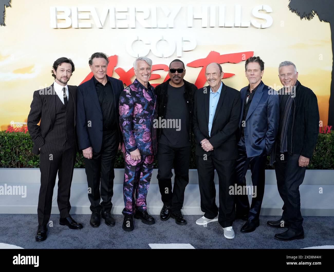Los Angeles, USA. 20th June, 2024. (L-R) BEVERLY HILLS COP: AXEL F Cast ...