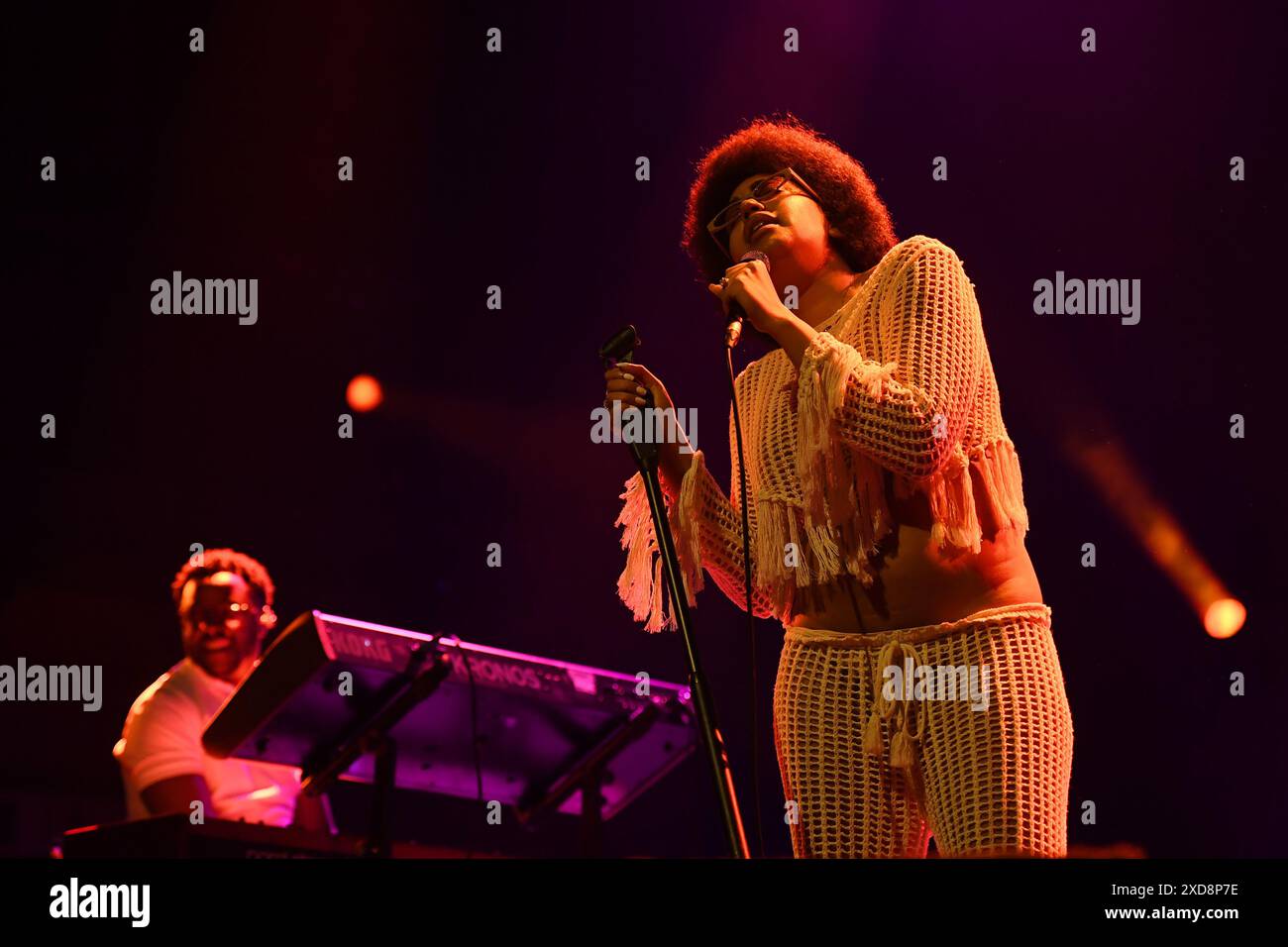 LONDON, ENGLAND - JUNE 20: Judi Jackson performing at ‘Chaka Khan’s ...