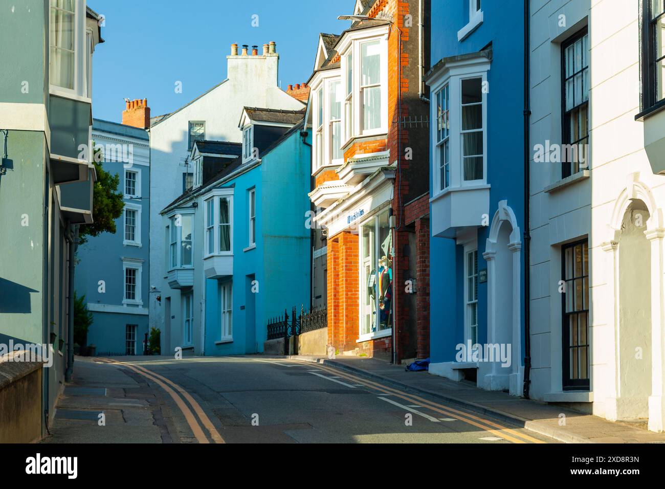 Tenby town centre hi-res stock photography and images - Alamy