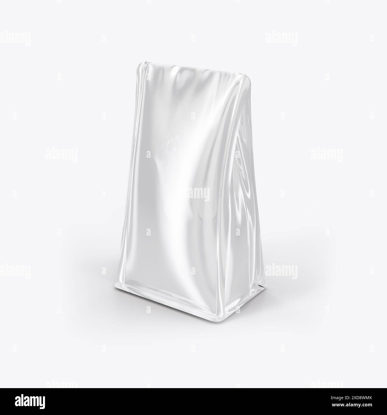 Coffee Bag Packaging Mockup 3D Rendering Isolated on White Background ...