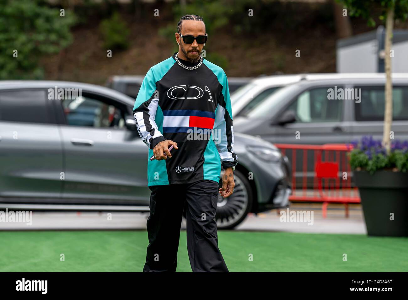 Montmelo, Spain, 21st Jun 2024, Lewis Hamilton, from the United Kingdom ...