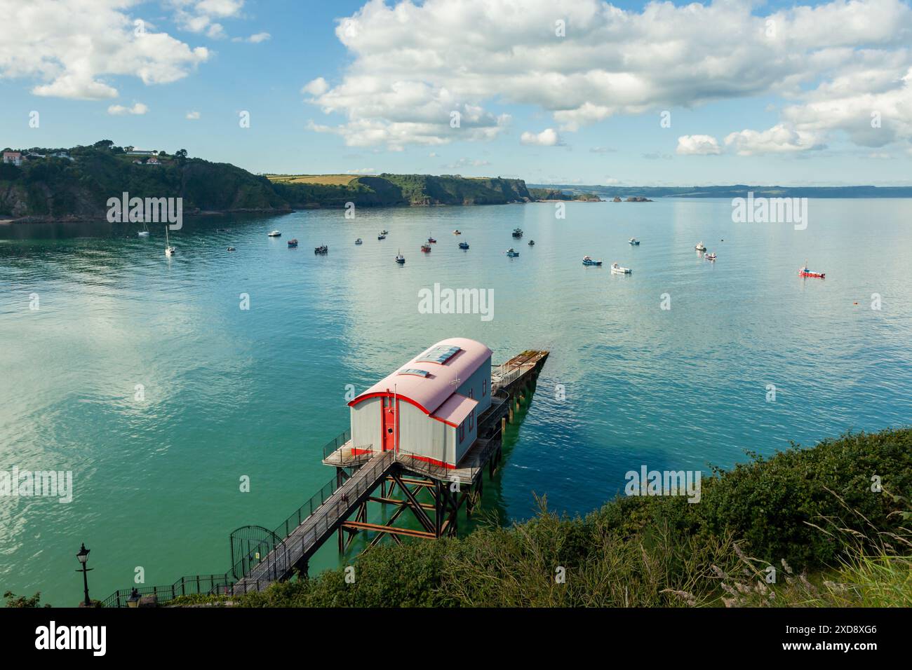 Old Lifeboat Station in Tenby, Pembrokeshire, Wales Stock Photo - Alamy