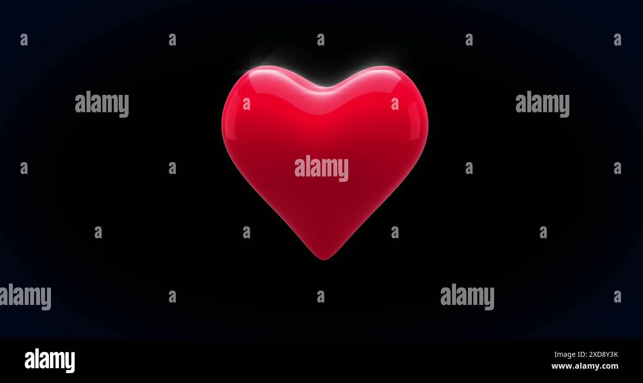 3d beating heart animation hi-res stock photography and images - Alamy
