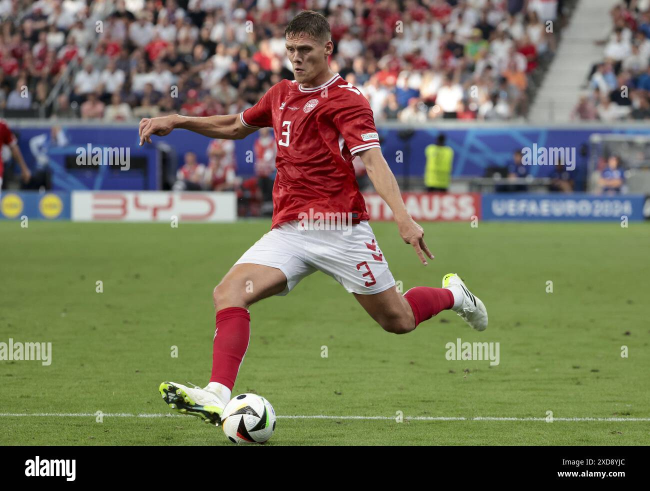 Jannik Vestergaard of Denmark during the UEFA Euro 2024, Group C ...