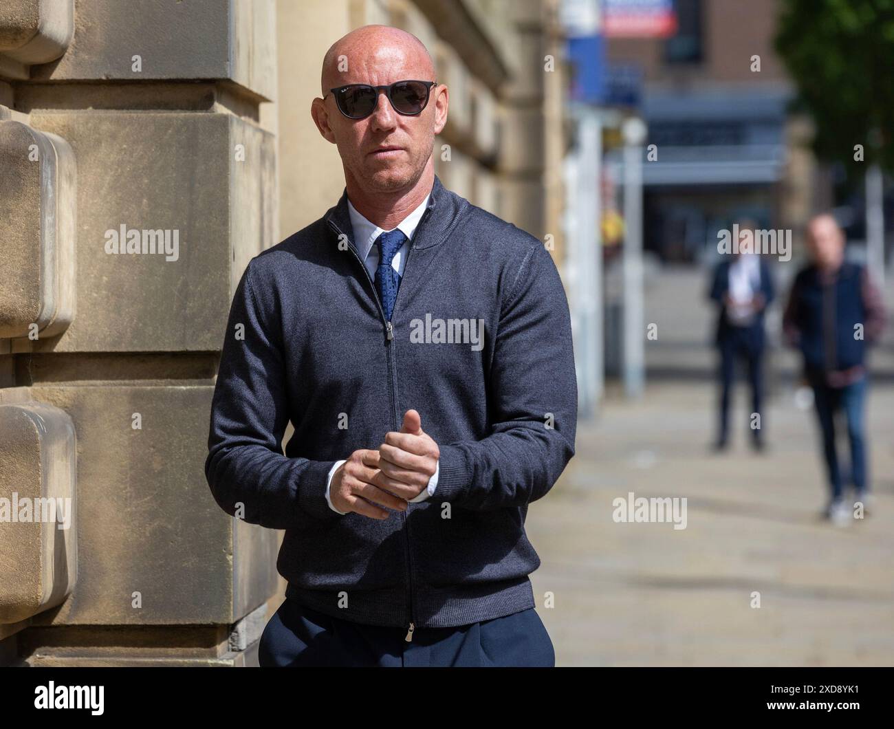Ex-Manchester United player Nicky Butt leaving Blackburn Magistrates ...