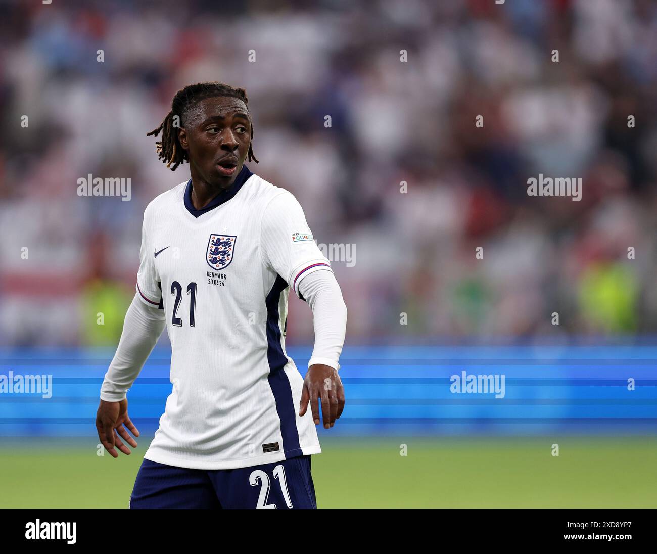 Frankfurt, Germany. 20th June, 2024. Eberechi Eze of England during the ...
