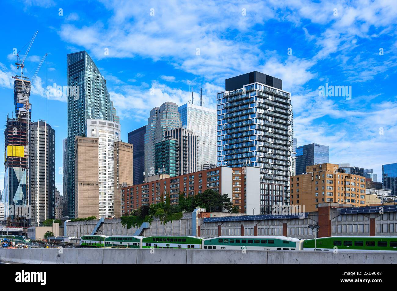 Toronto cityscape and skyline in the day. Modern architecture of ...