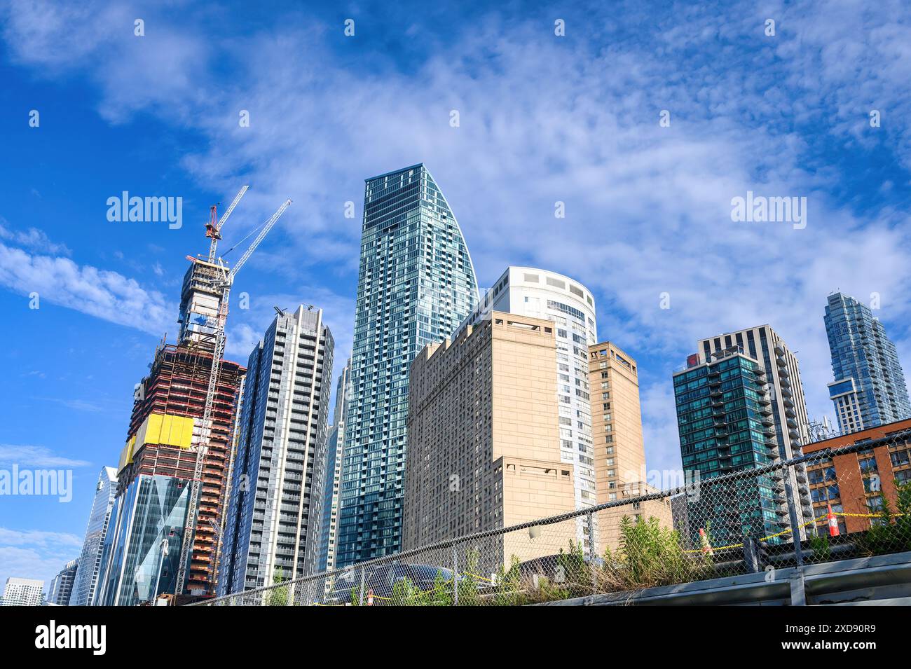 Toronto cityscape and skyline in the day. Modern architecture of ...