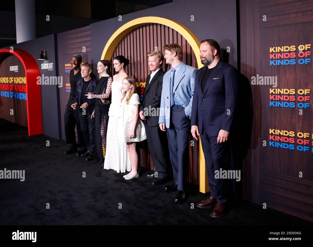 New York, United States. 20th June, 2024. Mamoudou Athie, Willem Dafoe ...