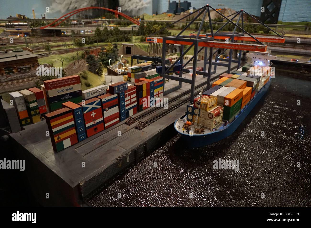 Miniatur Wunderland (Miniature Wonderland) in Hamburg, Germany, June 5 ...