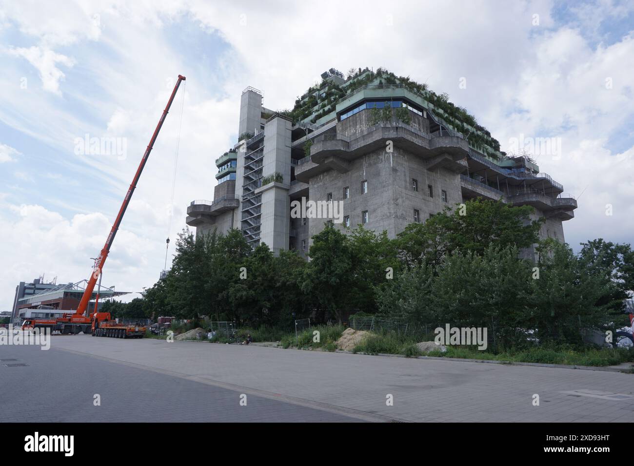 Hamburk, Germany. 05th June, 2024. St. Pauli Flak Bunker (Feldstrasse ...