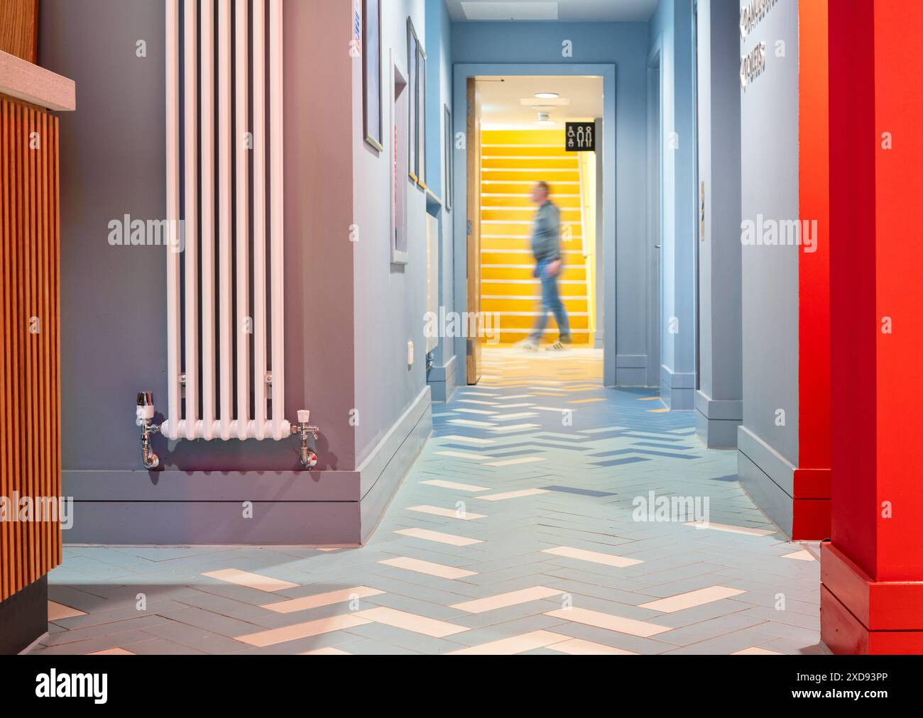 Interior architectural photographs of the corridors of the newly ...