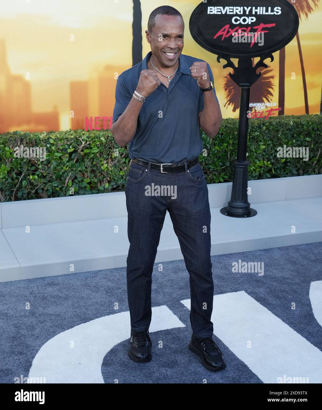 Sugar Ray Leonard at the BEVERLY HILLS COP: AXEL F World Premiere held ...