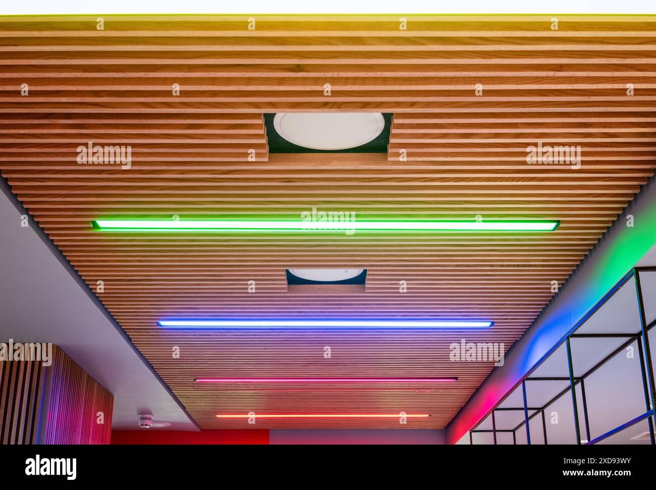 Interior architectural photographs of the lighting in the newly ...