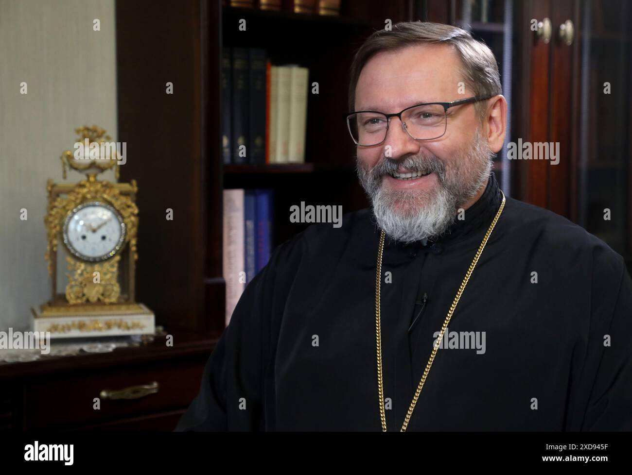 Non Exclusive: KYIV, UKRAINE - JUNE 19, 2024 - Primate of the Ukrainian ...