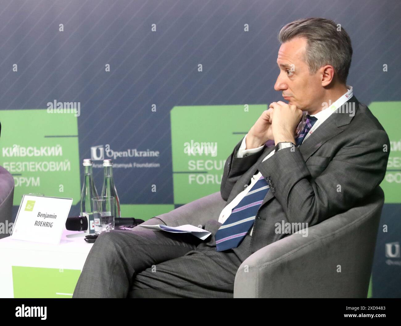 Non Exclusive: KYIV, UKRAINE - JUNE 19, 2024 - Deputy Head of Mission ...