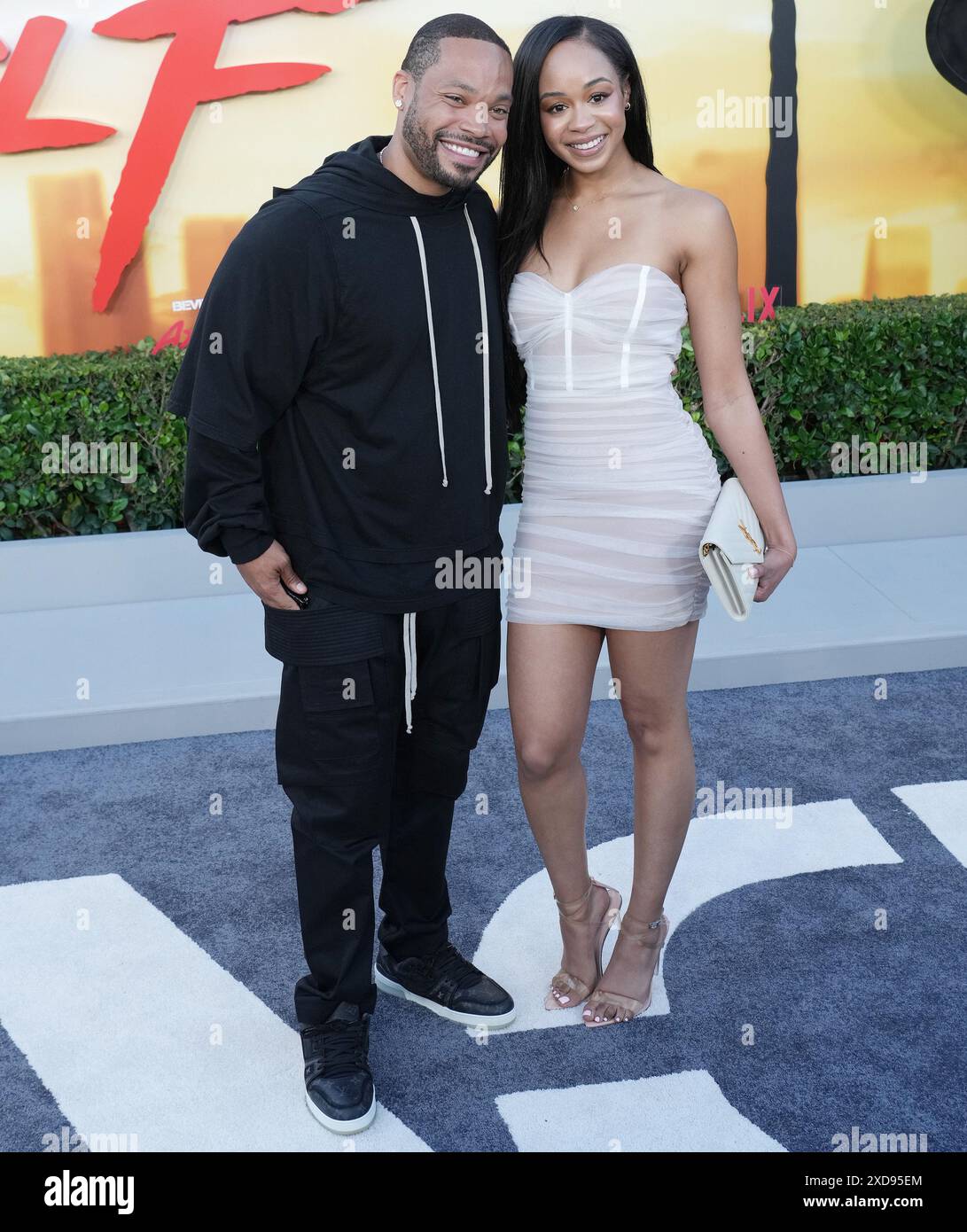 Los Angeles, USA. 20th June, 2024. (L-R) Eric Murphy and Jasmine Page ...