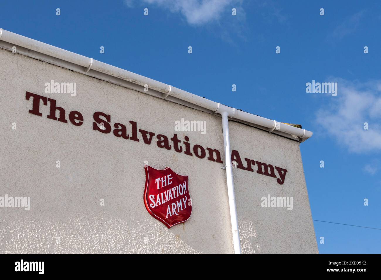 The Salvation Army building in Newquay in Cornwall in the UK Stock ...