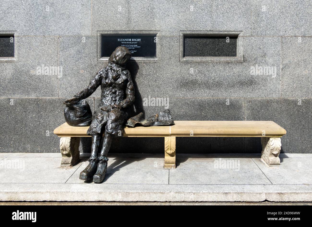 Tommy Steele's Eleanor Rigby sculpture on Stanley Street in Liverpool ...