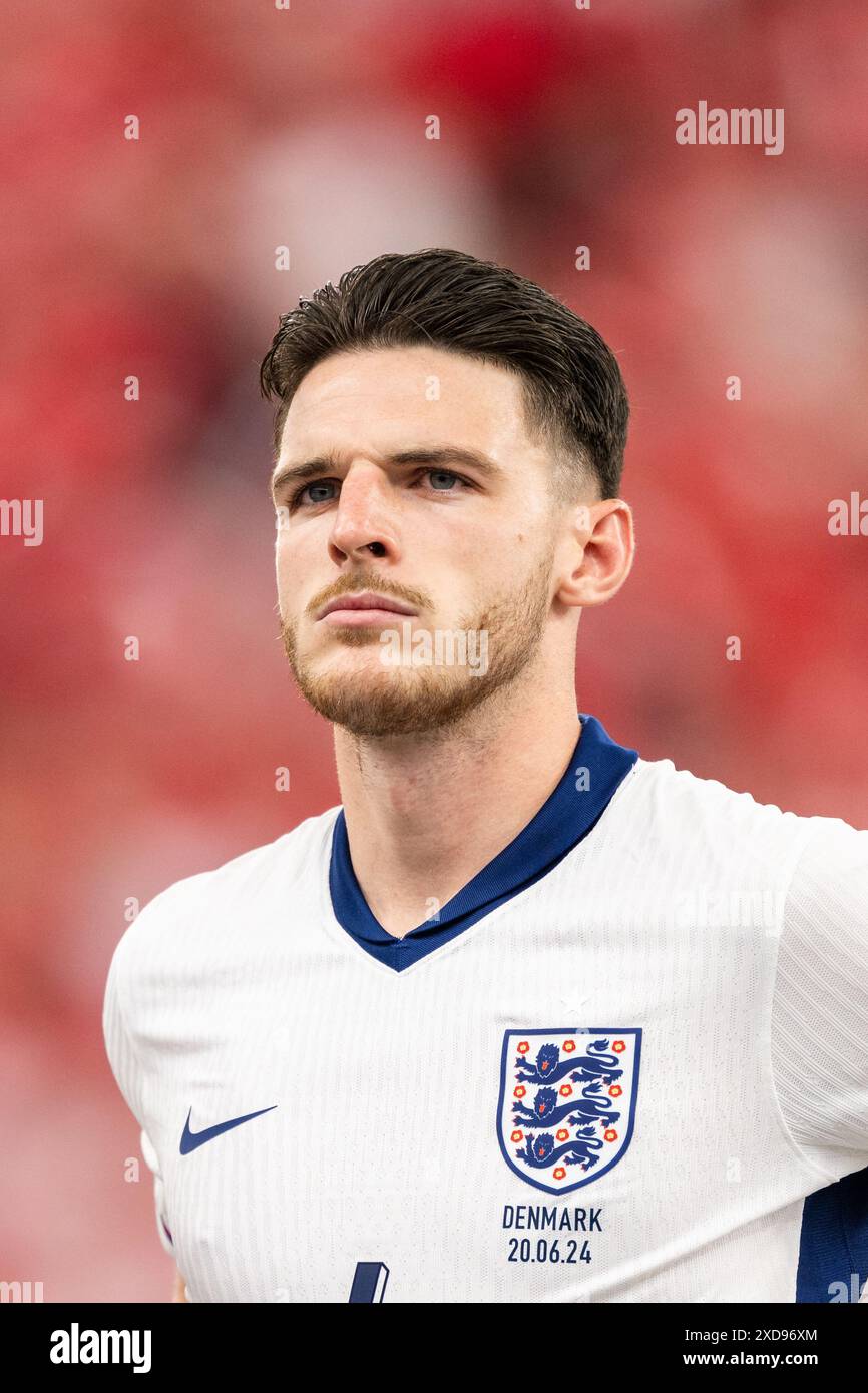 Frankfurt, Germany. 20th June, 2024. Declan Rice (4) of England seen ...
