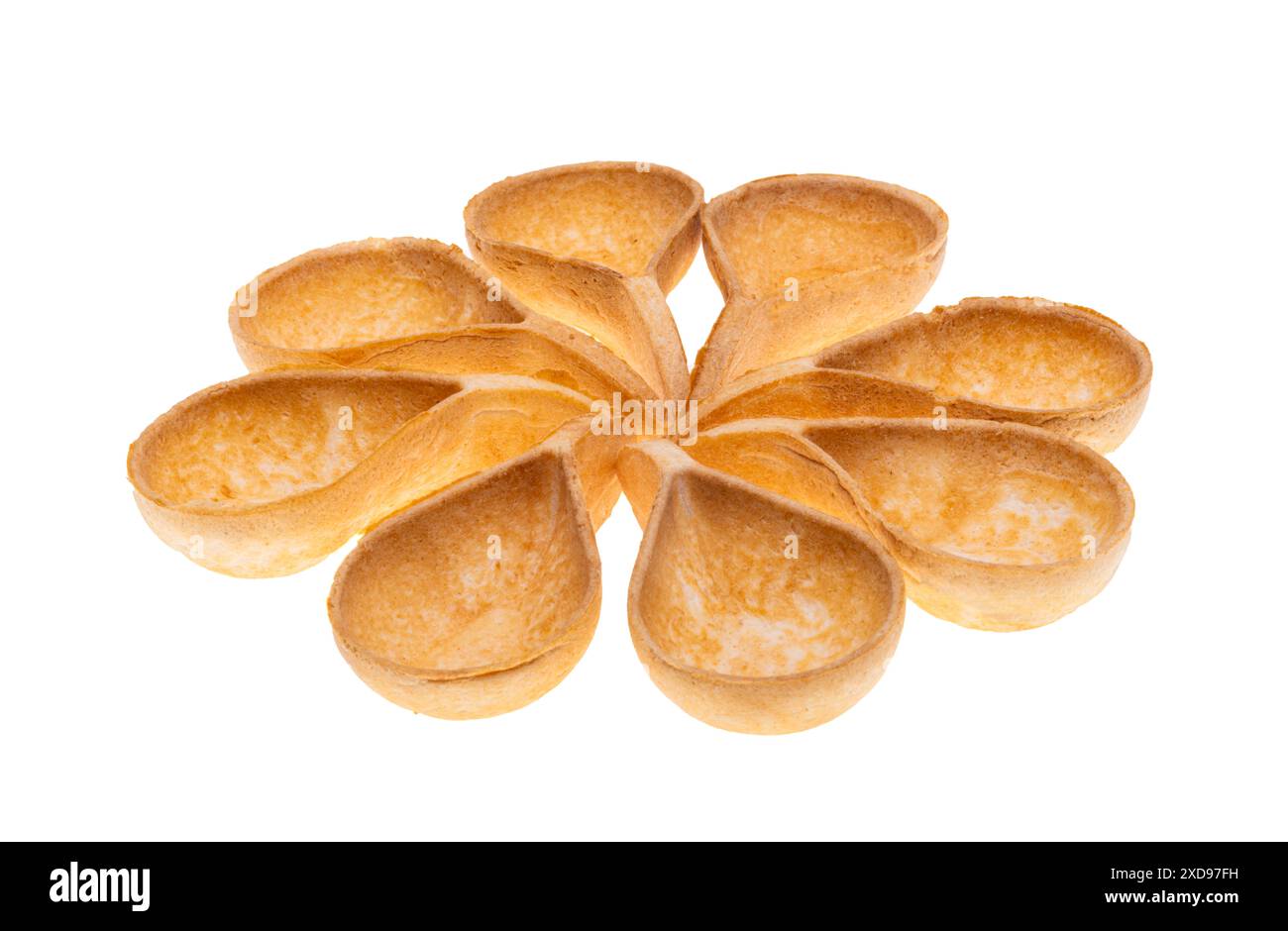 tartlets isolated on white background Stock Photo - Alamy