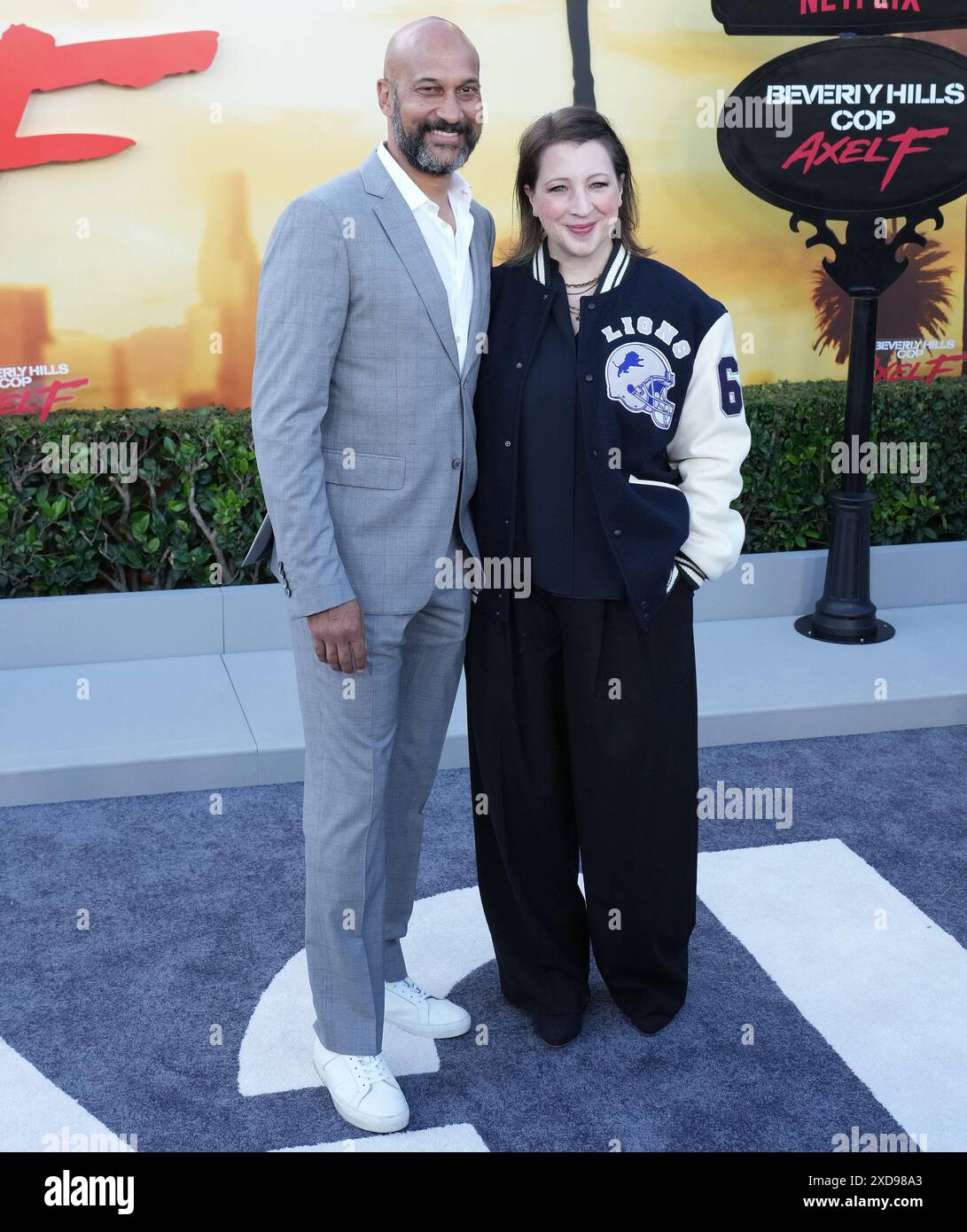 (L-R) Keegan-Michael Key and Elle Key at the BEVERLY HILLS COP: AXEL F ...