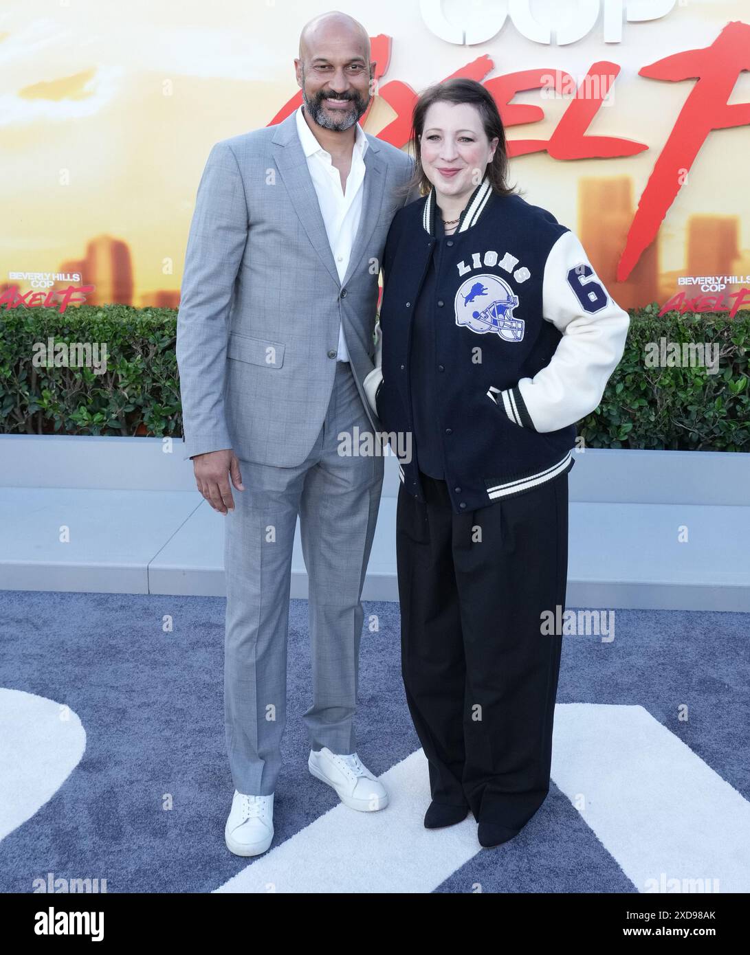 (L-R) Keegan-Michael Key and Elle Key at the BEVERLY HILLS COP: AXEL F ...