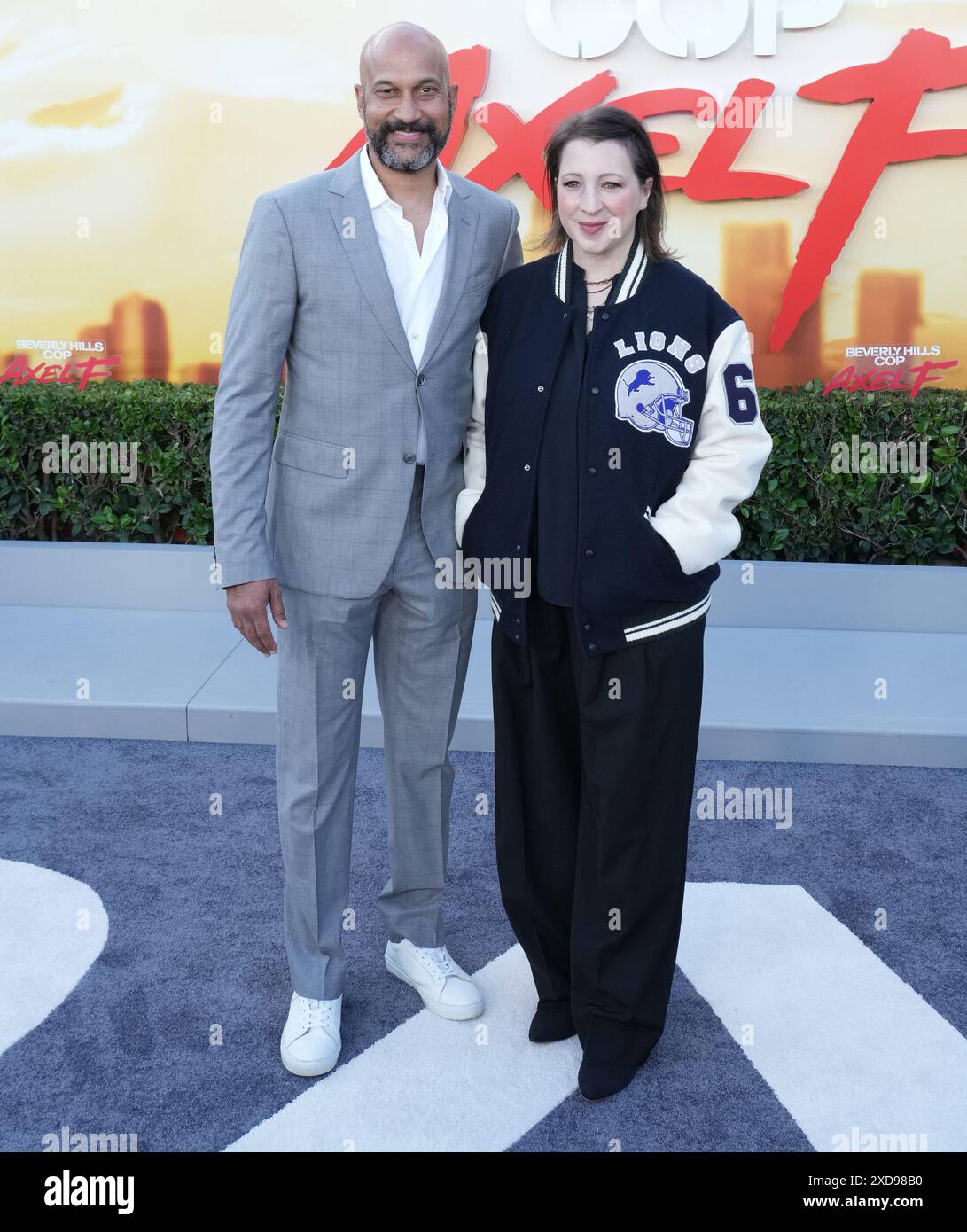 (L-R) Keegan-Michael Key and Elle Key at the BEVERLY HILLS COP: AXEL F ...