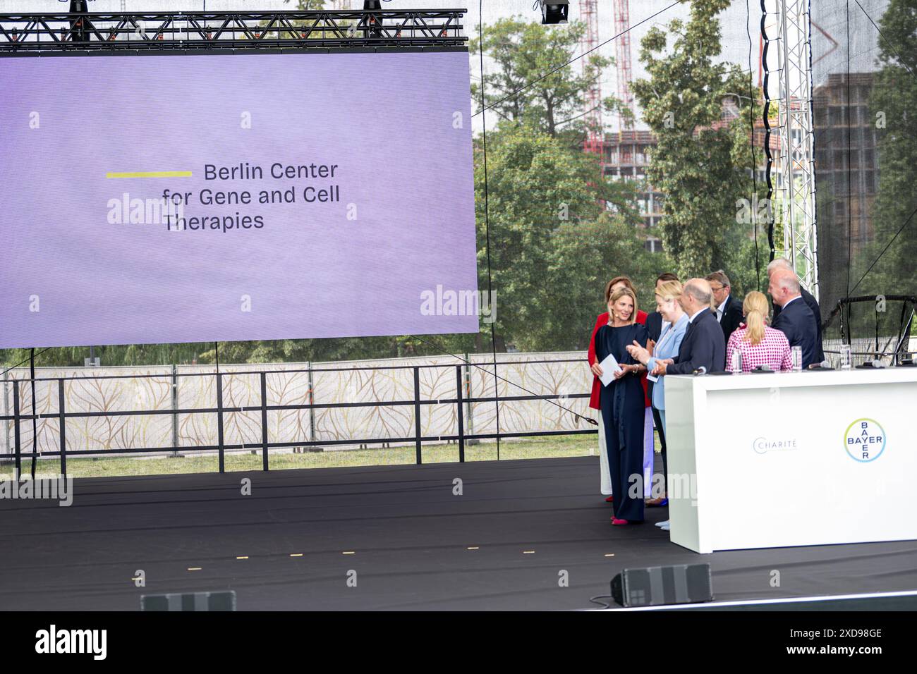 21 June 2024, Berlin: The name "Berlin Center for Genes and Cel ...