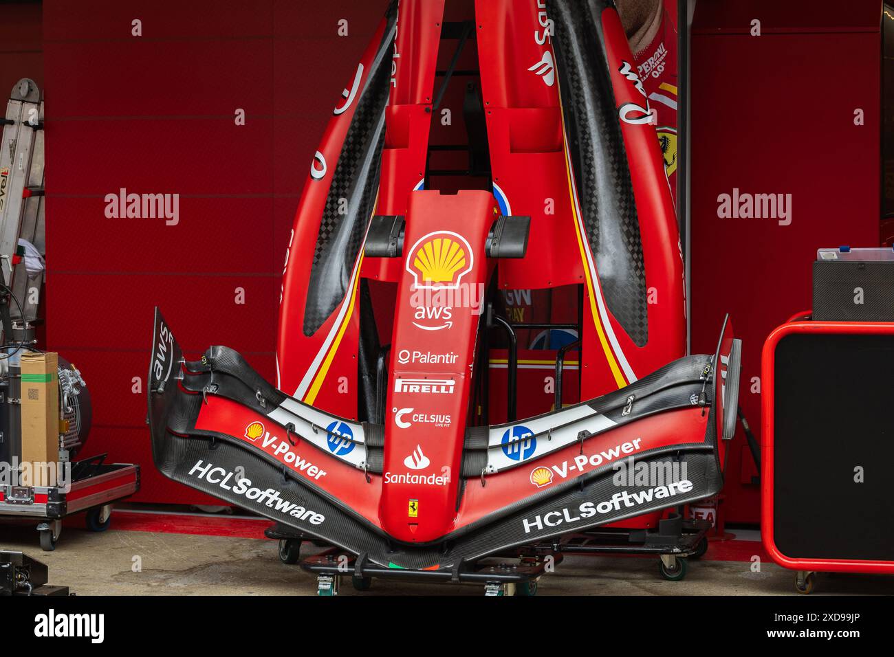 Circuit de Catalunya, Barcelona, Spain. 20.June.2024; Scuderia Ferrari ...