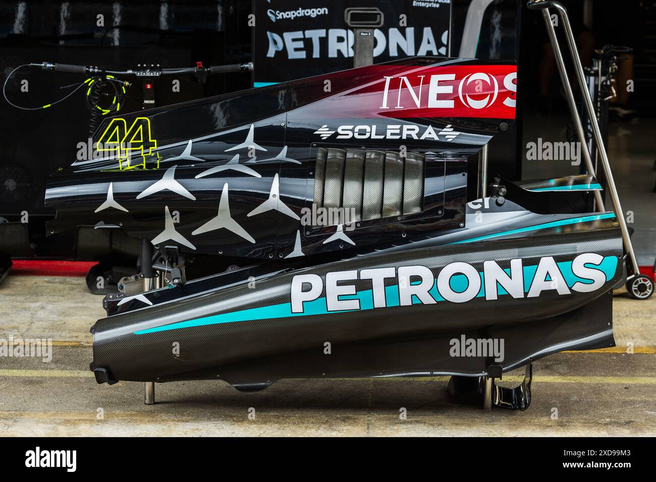 Circuit de Catalunya, Barcelona, Spain. 20.June.2024; Mercedes-AMG ...