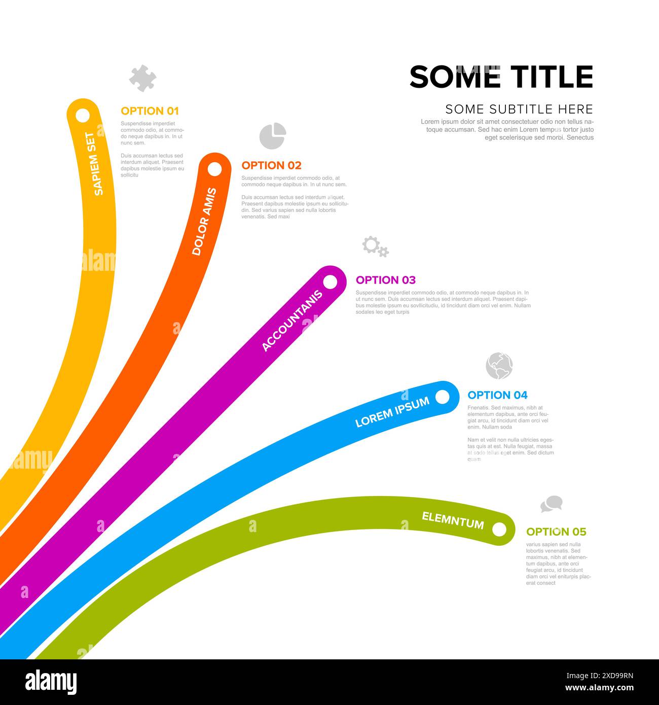Vector light diagonal multipurpose Infographic template with title and ... Vector light diagonal multipurpose Infographic template with title and ...