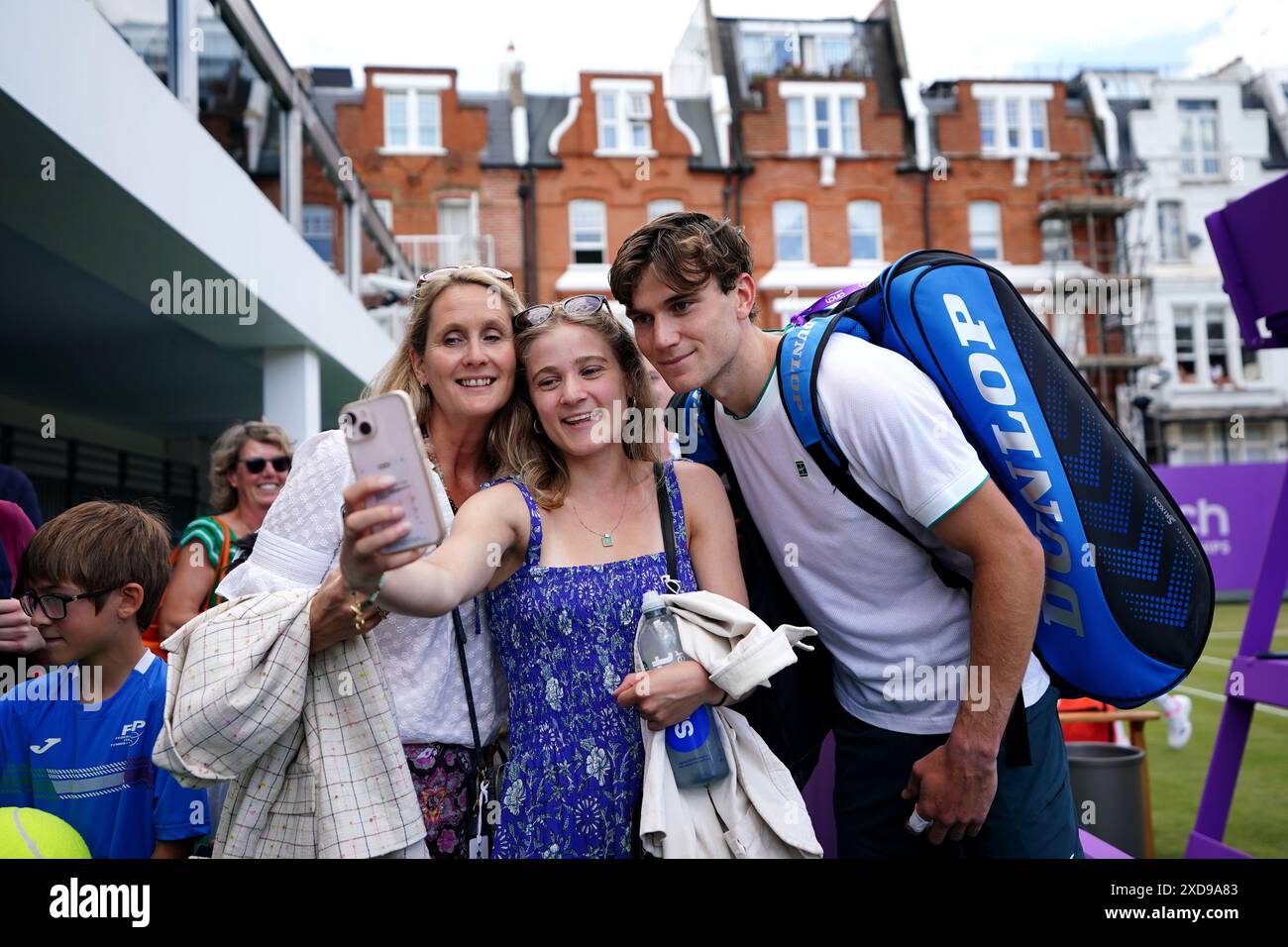 Jack Draper poses for photos on day seven of the cinch Championships at ...