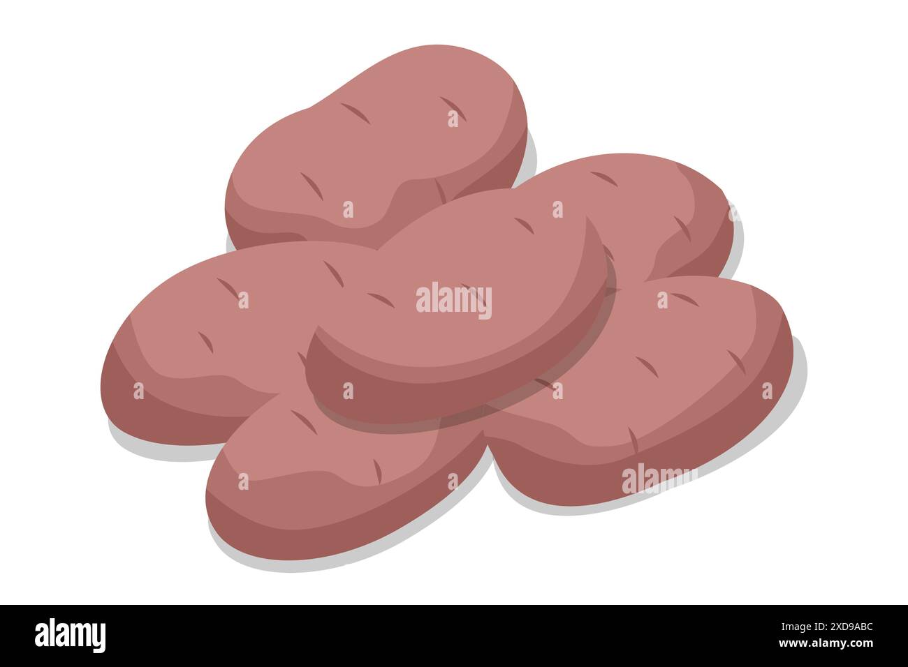 Isometric Potatoes are starchy root vegetables that provide essential ...