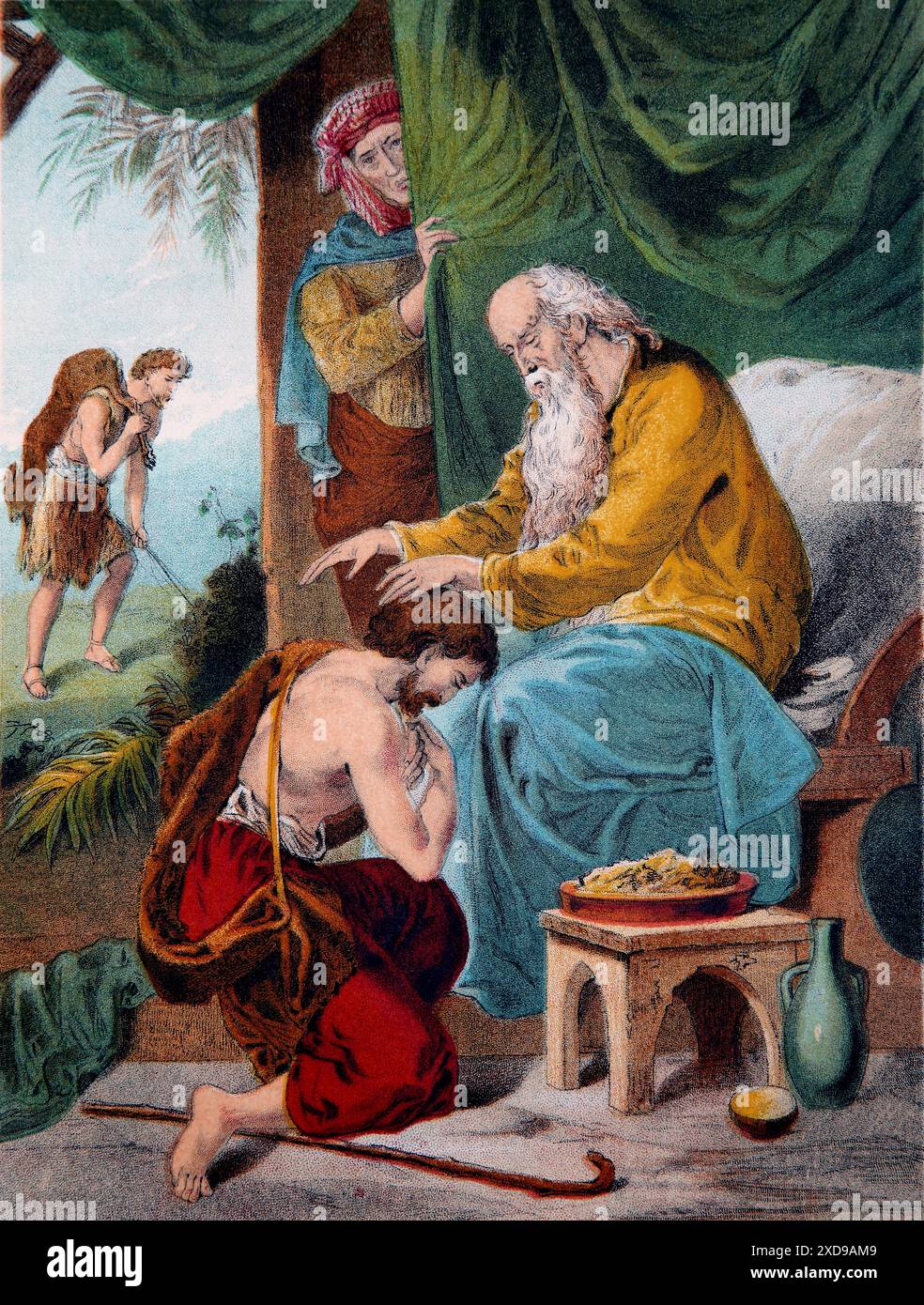 Isaac Rebekah Jacob Esau