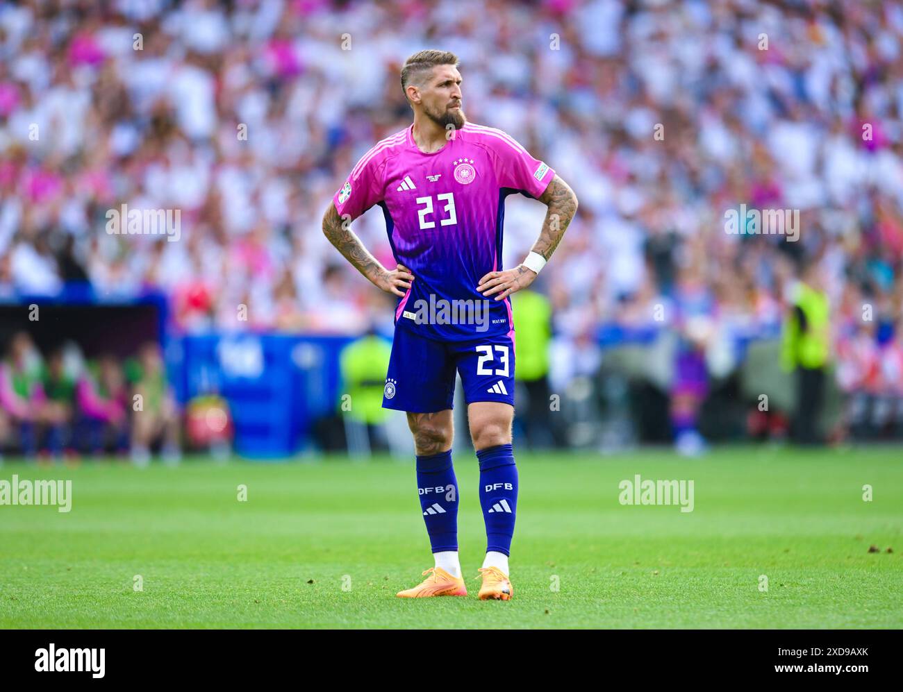 Robert Andrich Germany schaut zu, UEFA EURO 2024 - Group A, Germany vs ...