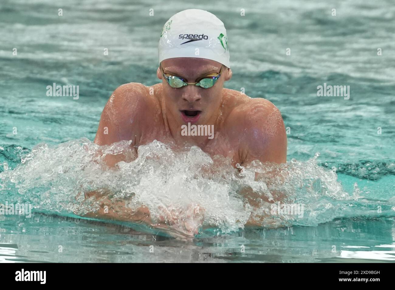 MARCHAND Léon OF. DAUPHINS TOULOUSE OEC HEAT 200 M MEDLEY MEN during the French Swimming ...